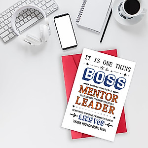 Funny Boss’s Day Card for Boss, Unique Boss Appreciation Card for Him Her, National Bosses Day Gifts for Leader, Best Boss Day Cards Gifts for Mentor, Bosses Day Gift Ideas