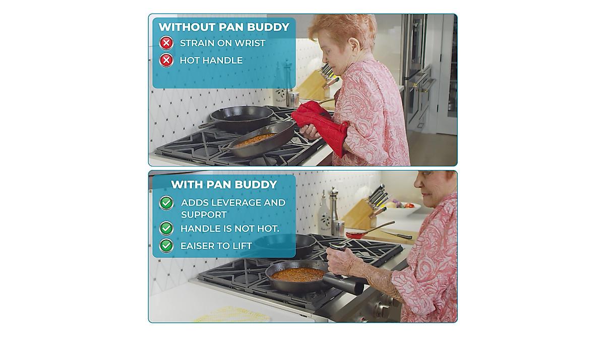 Pan Buddy™ - Lift Heavy Cookware with Ease