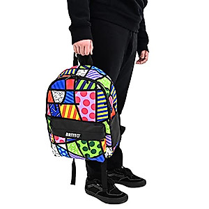 BRITTO Romero 15" Polyester Twill Backpack, Colorful Landscape