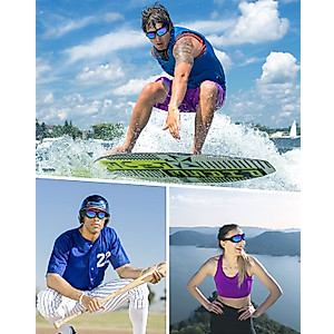 BEACOOL Polarized Sports Sunglasses for Men Women Youth Motorcycle Safety Driving Riding Military Goggles TAC Glasses