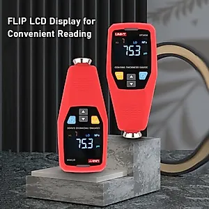 UNI-T UT343A Digital Coating Thickness Composite Gauge Meter Automobile Paint Film Tester Measuring FE/NFE Paint Tool USB Data Storage Single-Point Multi-Point Quick Judgment Prompt
