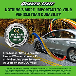 Quaker State Motor Oil, 5W-30, 5 Quart