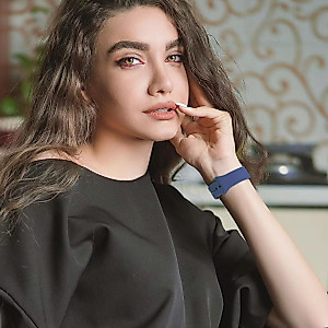 3 Packs Compatible with Veryfitpro ID205L/ID205/ID205U/ID205S/ID205G/SW020/SW021 Smart Watch Bands Soft Silicone Waterproof Adjustable Replacement Bands for Willful Yamay Letscom Letsfit for Women Men