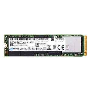 Intel SSD Pro 6000p Series 512GB, M.2 80mm PCIe 3.0 x4, 3D1, TLC, AES 256 bit SED