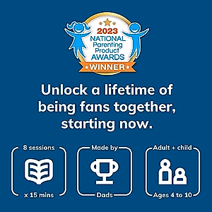 Future Fans Football | Kids Learn Sports via Interactive, Storybook-led Experience with Toys, Games, Activity Book | 8 x 15 Minute Sessions | Adult + Child | Ages 4 to 10