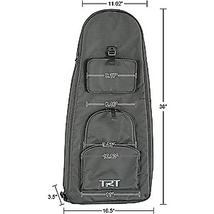 TRT Rifle Soft Case, Tactical Long Rifle Carrying Soft Protective Bag, Perfect for Storage or Transportation to Shooting Range/Hunting Site/Outdoor Tactical Rifle Backpack - 36"