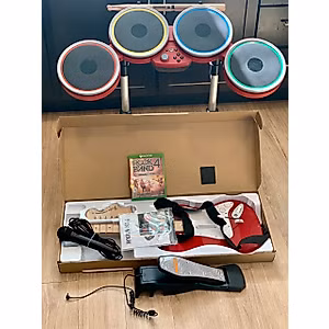 Xbox One Rock Band 4 Exclusive RED Band In-A-Box Bundle