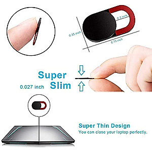 Caczmarek Laptop Lens Cover Ultra-Thin Computer Camera Lens Blocking Protection Sticker Protection Security Digital Slider