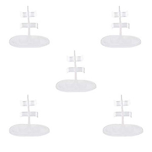 SaiDian 5 Pcs Doll Stands for Display Holder Doll Accessories for Barbie Dolls Support Leg Holder Accessory Fit for 11 Inches Doll