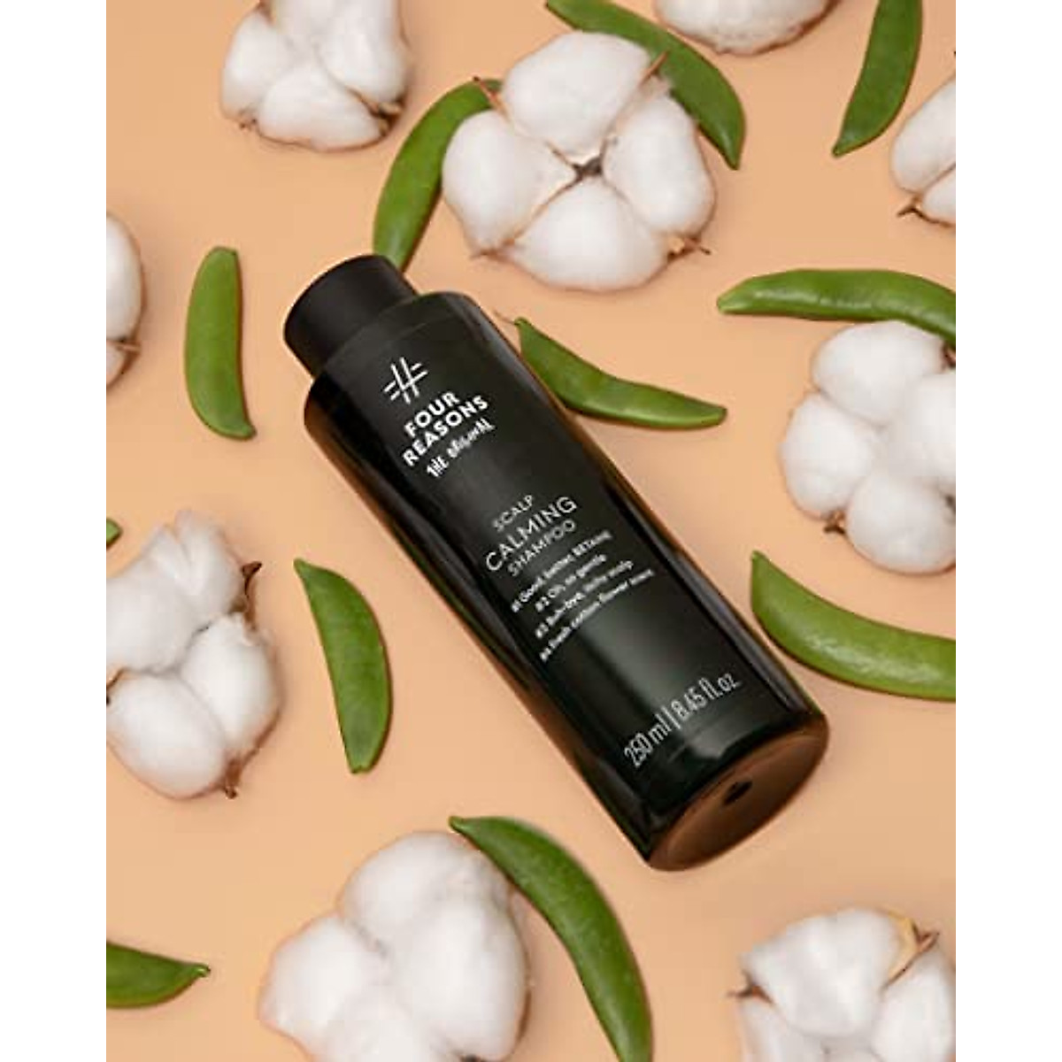 FOUR REASONS Original Scalp Calming Shampoo – Scalp-Balancing and Soothing Shampoo For Itchy Scalp - 100% Vegan & Cruelty Free Itchy Scalp Relief Shampoo- 8.45 fl.oz