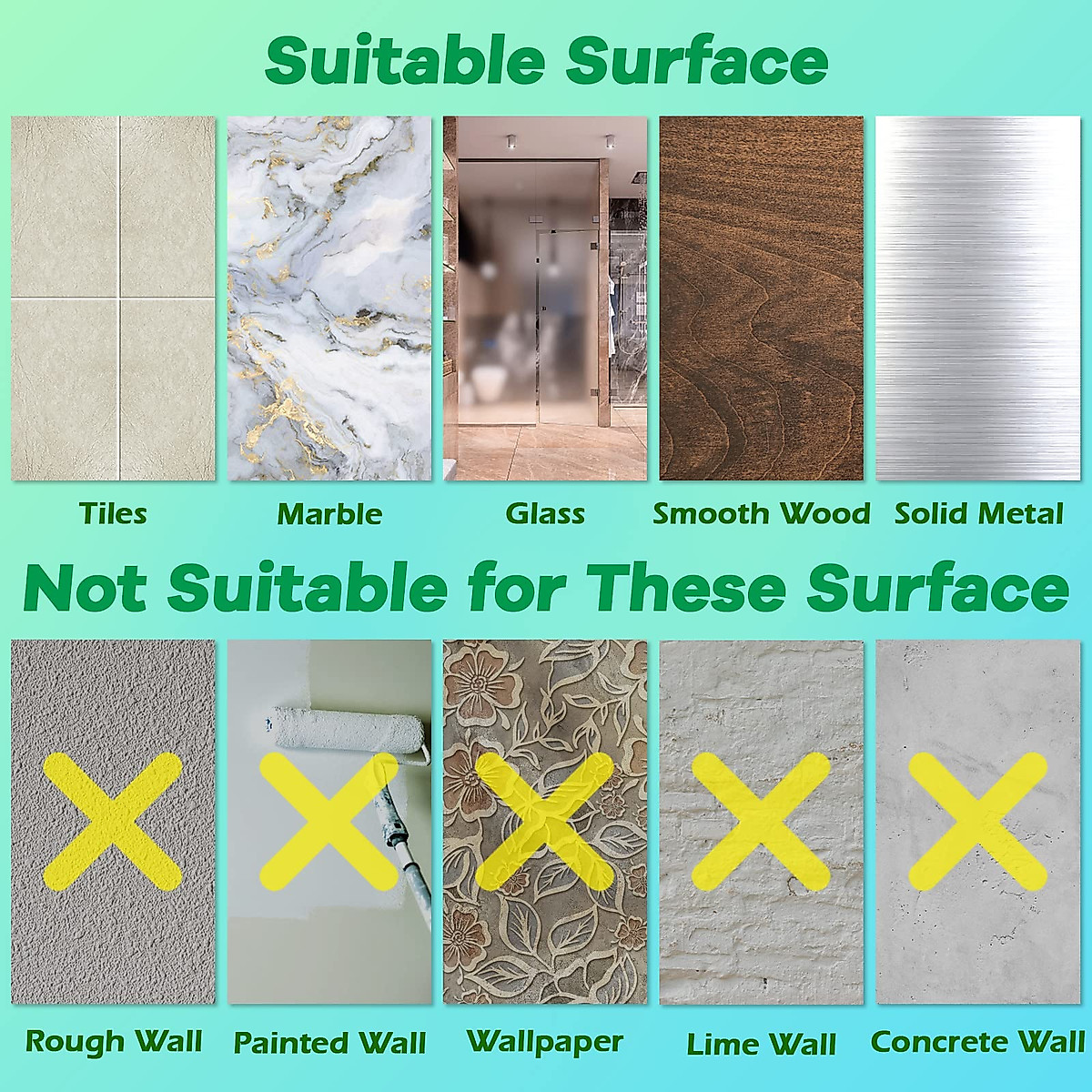 PEYZCNOK Adhesive Hooks, Heavy Duty Utility Hooks 20 lb(Max) Waterproof and Oilproof Removable, 20 Pack Seamless Hooks Reusable Wall Hook for Kitchen Bathroom Bedroom Office