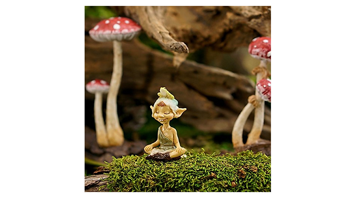 Miniature Fairy Garden Pixie Figurine for Terrariums
