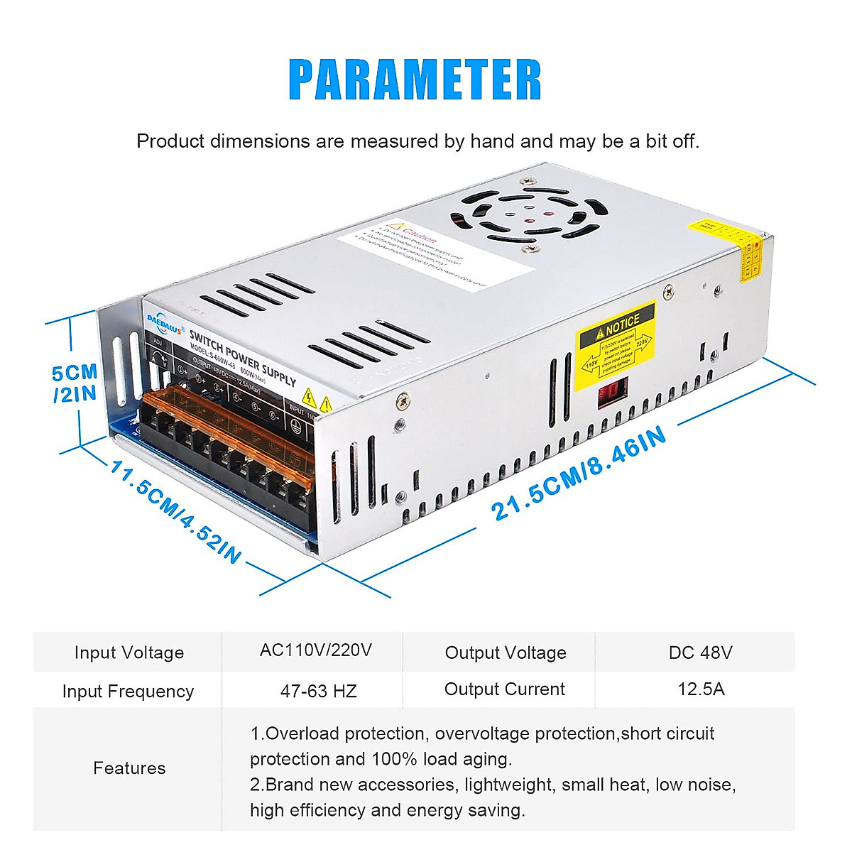 Daedalus CNC Brushless Spindle Motor Kit, 600w, ER16, 48V DC, 9000RPM