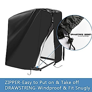 Rilime Treadmill Cover,Folding Treadmill Cover Waterproof Outdoor,Dustproof Cover for Nordictrack Treadmill Folding Running Machine,46" L X 38" W X 66" H