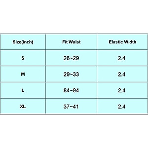 GRACE KARIN 2 Pieces Stretch Retro Waistband for Women Girl Costume Accessory(XL, Black + White)