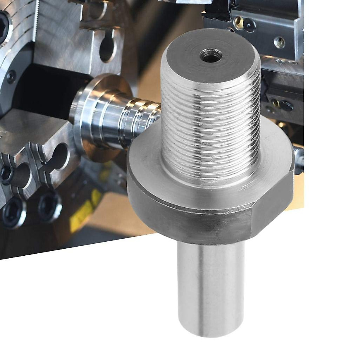 Chuck Connecting Rod, Stainless Steel for K01-50/63 K02-50/63 Lathe Chuck M14x1 Mini Lathe Machine Parts(10mm)