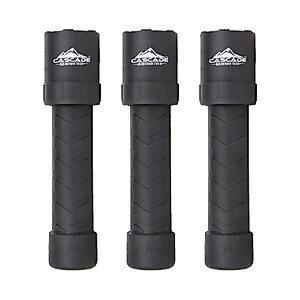 Cascade Mountain Tech 650-Lumen IPX8 Waterproof LED Flashlight with 3 Light Modes for Outdoor and Emergency Use - 3 Pack