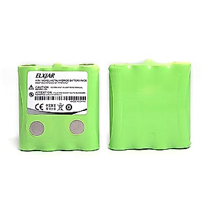 ROWSHEP (2-Pack) 4.8V 700mAh Ni-MH Battery Replacement for Cisco GA-cm, FA-NICD, Cobra FA-BP FA-CK GA-cm GA-CR GA-CT IXNN4002A