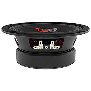DS18 2X PRO-GM6 Loudspeaker - 6.5", Midrange, Black Steel Basket, 480W Max, 140W RMS, 8 Ohms - Premium Quality Audio Door Speakers for Car or Truck Stereo Sound System (2 Speakers)