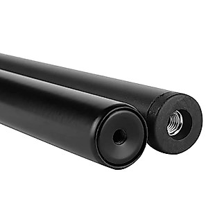 Homdox Free Standing Closet, Wire Shelving Clothing Rack Heavy Duty, with Side Hooks and Clothes Rods (Black)