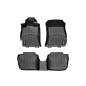 WeatherTech Custom Fit FloorLiners for Subaru Legacy, Outback - 1st & 2nd Row (44259-1-2), Black