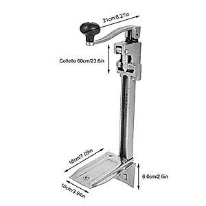 Commercial Can Opener, Manual Can Opener Home Food Big Can Opener Table Mount for Commercial Restaurant Kitchen