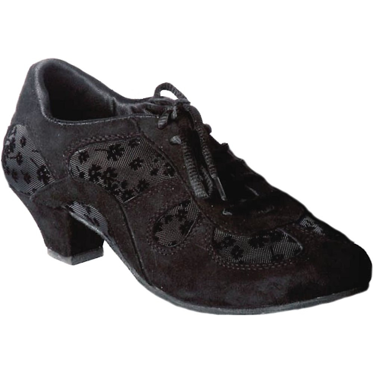 Guaranteed Fit DNI- Rocio 8504 Women's Dance Sneakers (Practice Shoes for Argentine Tango, Ballroom, Latin, Salsa, Swing) (8 USA) Black