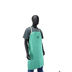IRONCAT unisex adult Bib Flame Resistant Welding Apron, Blue, 24 x 36 US