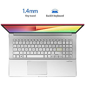 ASUS VivoBook S15 S533 Thin and Light Laptop, 15.6” FHD Display, Intel Core i5-1135G7 CPU, 8GB DDR4 RAM, 512GB PCIe SSD, Wi-Fi 6, Windows 11 Home, AI Noise-Cancellation, Resolute Red, 533EA-DH51-RD