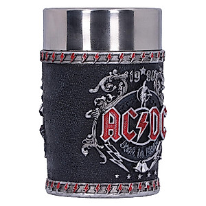 Nemesis Now Officially licensed ACDC Back in Black Shot Glass,8.5cm