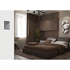 Schluter Systems Ditra Heat Electric Radiant Floor Heating Kit: Programmable Touchscreen Smart WiFi Thermostat DHERT105/BW, Heated Cable 120V 43 Sq Ft, Underlayment - Uncoupling Membrane 67.2 Sq Ft