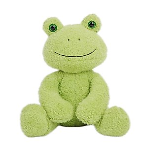 CAZOYEE Green Frog Plush Stuffed Animal, Cute Frog Plushie Doll, Birthday Christmas Soft Toy Gift for Kids Children Girls Boys, 10"