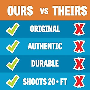 Hog Wild T-Rex Ball Popper Toy - Includes 4 Soft Foam Balls - Squeeze to Pop Air Powered Balls Up to 20 Feet - Launcher Safe for Indoor/Outdoor Play - Party Favor Gift for Kids, Girls, Boys Ages 5+