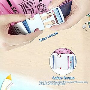 Gogokids Kids Swim Vest, Toddler Floaties for 20-50 lbs/2-6 Years Old Girls and Boys, Float Swimwear with Shoulder Strap