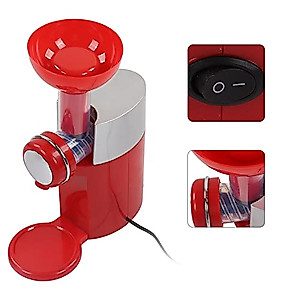 VTOSEN Icecream Maker Fruit Ice Cream Dessert Making Machine 160W Set Kit for Home Kitchen - Kitchen Ice Cream Maker Machine for Homemade Fruit Desserts(American Standard 110V)