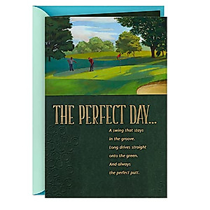Hallmark Birthday Card for Men (Golf) (5RZB2048)