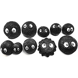 HYG 100pc Fairy Garden Accessories, Miniature Fairy Garden Decoration Figurines Kits, Fairy Garden Dollhouse and Animals, Micro Landscape Ornaments Kit, Briquettes Figurines Sets (A)