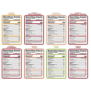 Nature’s Turn Freeze-Dried Fruit Snacks, Mega Variety Pack of 16 (0.53 oz Each)