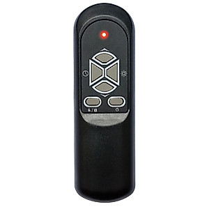 Lifesmart 3-Quartz 5,118 BTU Small Infrared Faux Stone Fireplace with Charred Log Insert and Realistic Flame, Fireplace Heater with Remote Control, 3 Settings, Overheat & Tip-Over Safety Switch