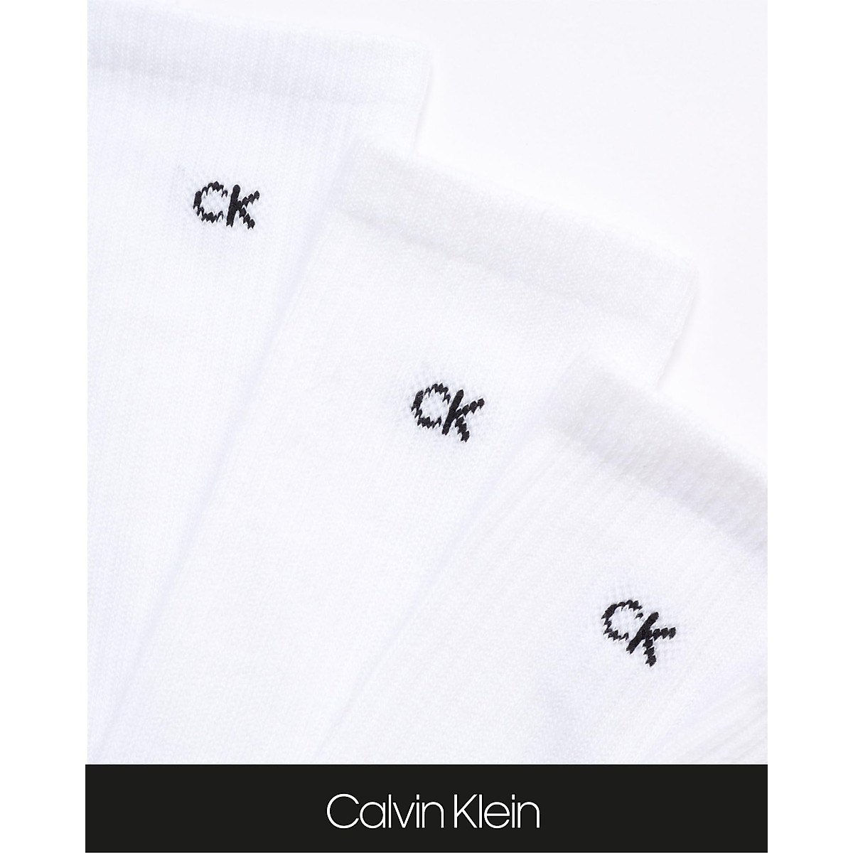 Calvin Klein Men’s Athletic Socks - 5 Pack Cushioned Crew Socks for Men - Soft, Breathable & Durable with Arch Support for All-Day Comfort, Sports, Workouts & Everyday Wear, White, Size 7-12