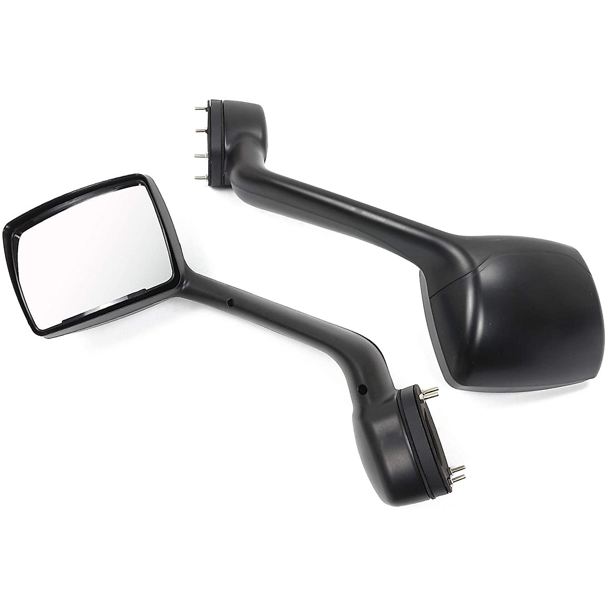 Aostirmotor Black Hood Mirrors Fit for KENWORTH T680 (2013-2020) Left and Right Pair Hood Mirrors Fit for Peterbilt 579 (2010-2017) Peterbilt 587 (2010-2017)