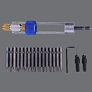 YÁSEZ 20 pcs Screwdriver Set Multifunction Drill Driver Swivel Head Quick-Change from Drilling to Driving Repair Tool Kits Hand Tools