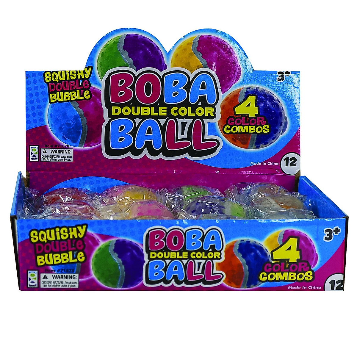Raymond Geddes Double Color Boba Ball Display of 12