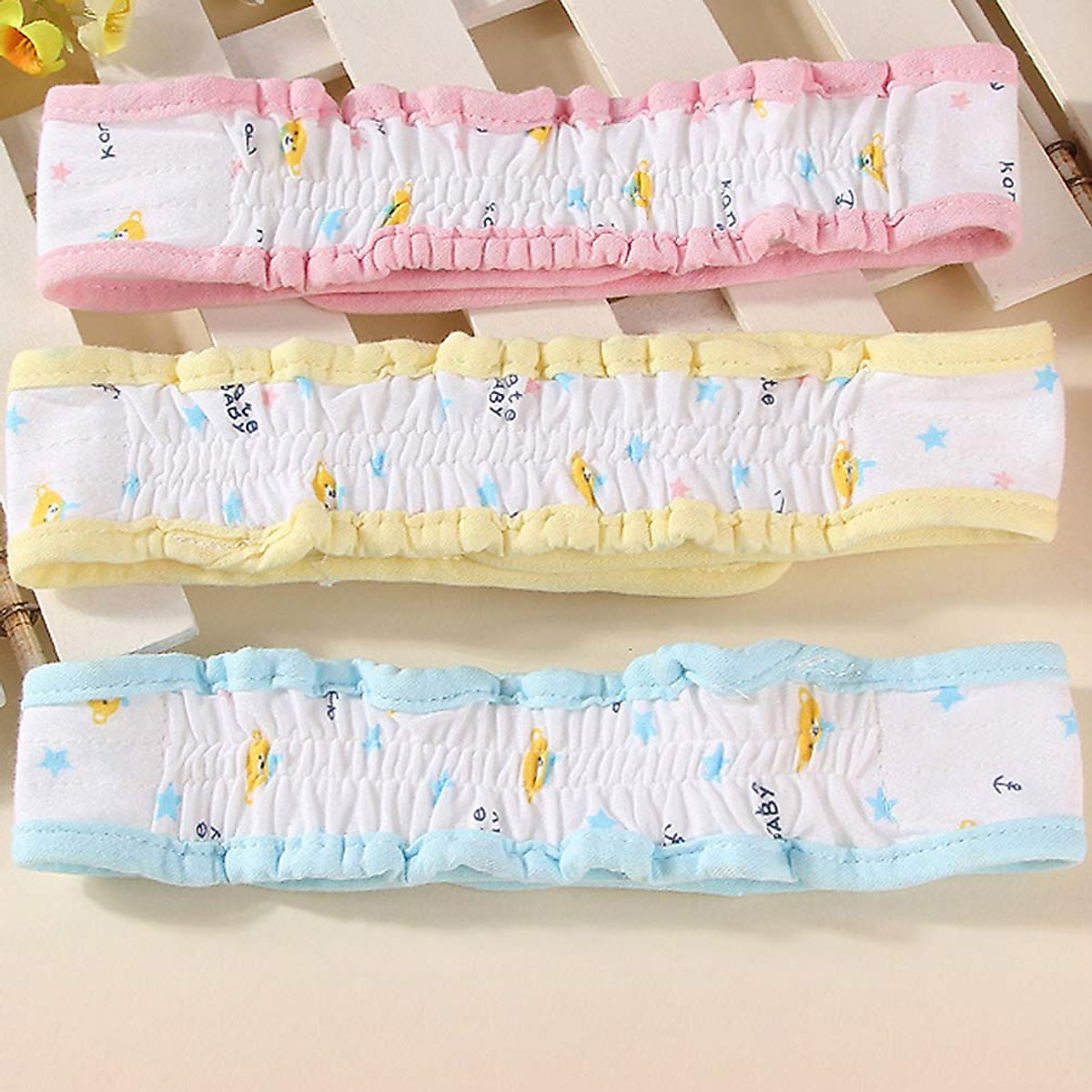 Tomaibaby 3pcs Diaper Buckle Adjustable Cute Infant Toddler Diaper Fixed Belt Buckle Replacement Diaper Needles Replaces Diaper Pins for Baby(Random Pattern)