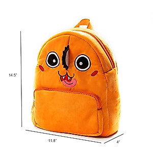 Elallin Cute Bag Anime Backpack Chainsaw Dog Embroidered Bag Daypack for Women Men Accessory Birthday Gift