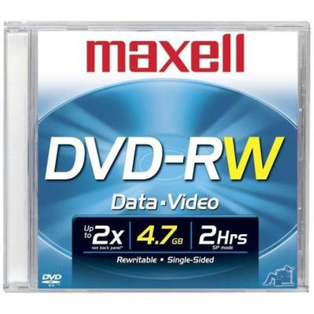 MAXELL 635114 DVD-RW Rewriteable DVD - Package of 1
