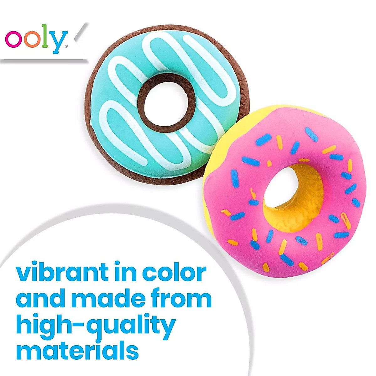 Dainty Donuts Scented Erasers - Set of 6