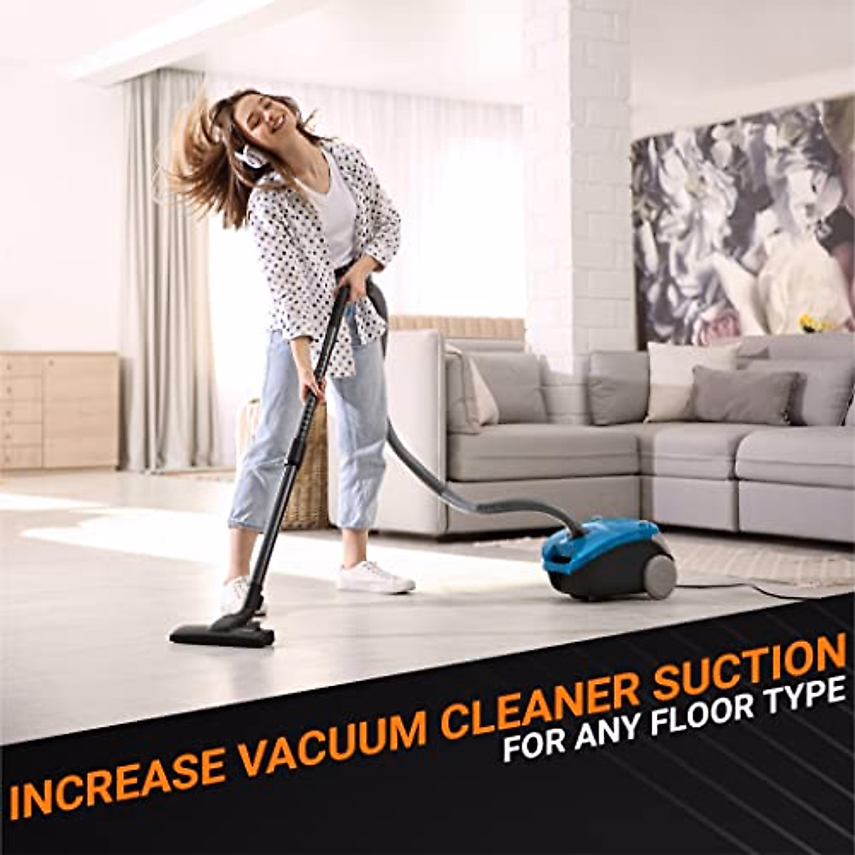 BlueStars Premium Quality DCV5801H Hepa Replacement Filter - Compatible with DeWalt DCV580 & DCV581H Wet Dry Vacuum, Washable and Reusable