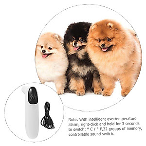 1 Set Pet Thermometer Small Animal Thermometer Cat Thermometer Pet Screen Thermometer Dog Thermometer Pig Thermometer Digital Thermometer Pet Ear Thermometer Dogs Cats Thermometer