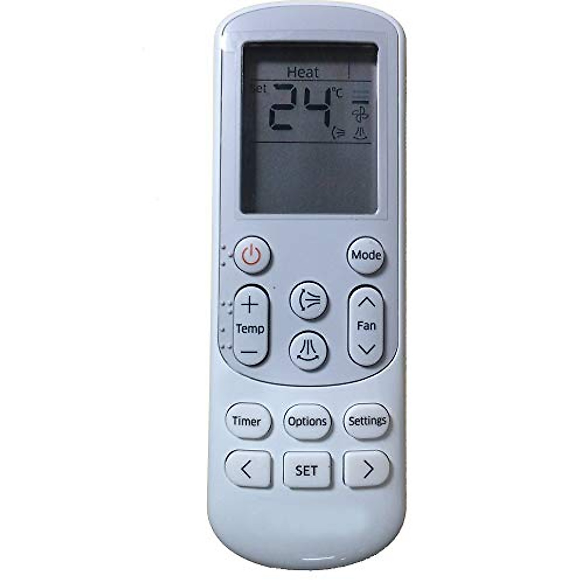 Replacement SAMSUNG Air Conditioner Remote Control DB93-15169G DB93-14643R for AJ007JNADCH AJ007JNADCH/AA AJ009JNADCH AJ009JNADCH/AA AJ012JNADCH AJ012JNADCH/AA AJ018JNADCH AJ018JNADCH/AA AJ024JNADCH
